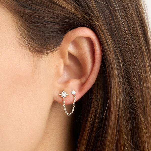 Dancing in Starlight Chain Earring – Issue.1 Boutique